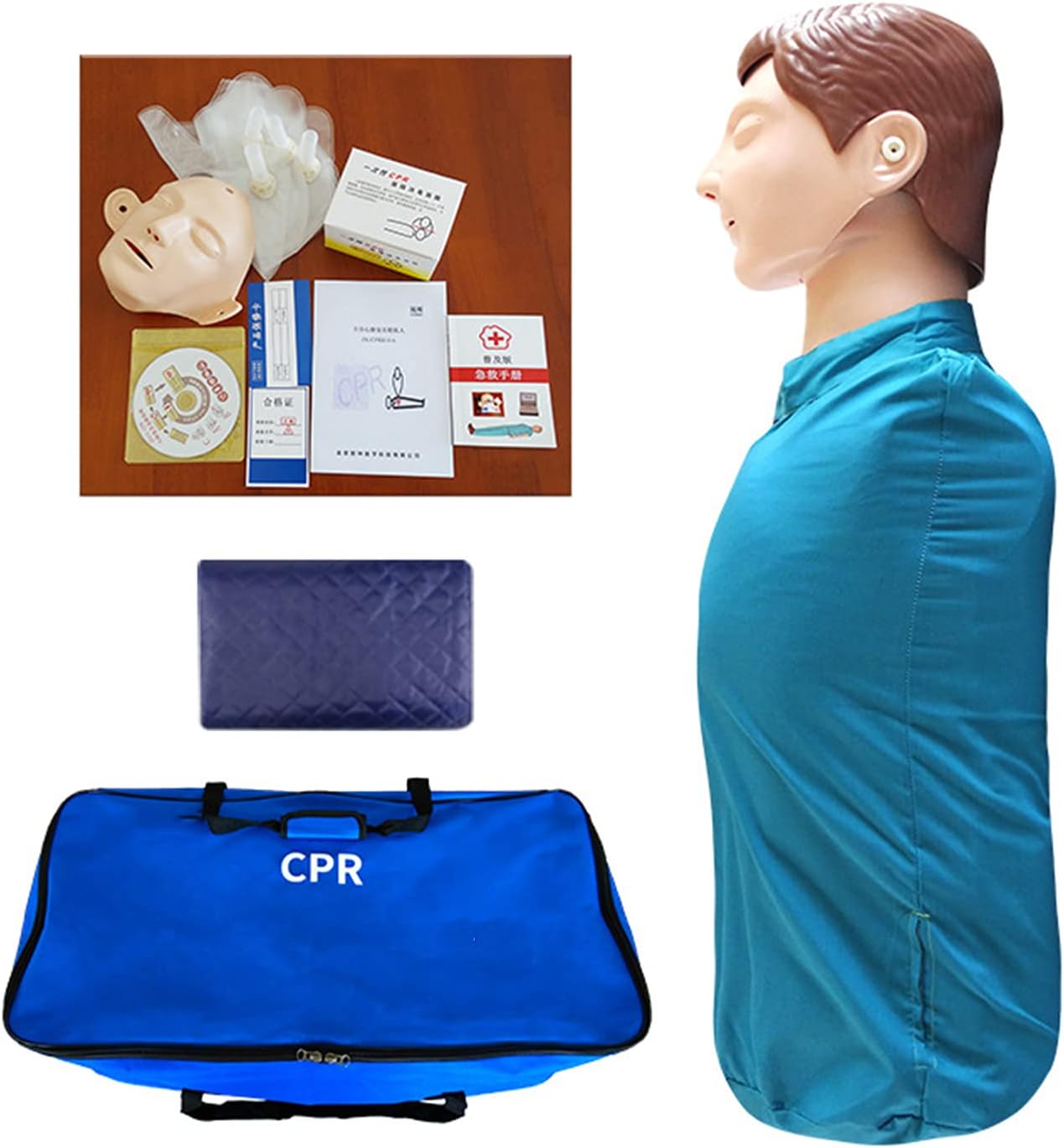Training Manikin Cardiopulmonary Resuscitation Mannequin Half Body ...