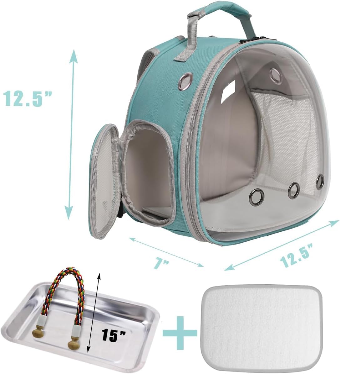 Snapklik.com : Bird Carrier Cage, Bird Travel Backpack