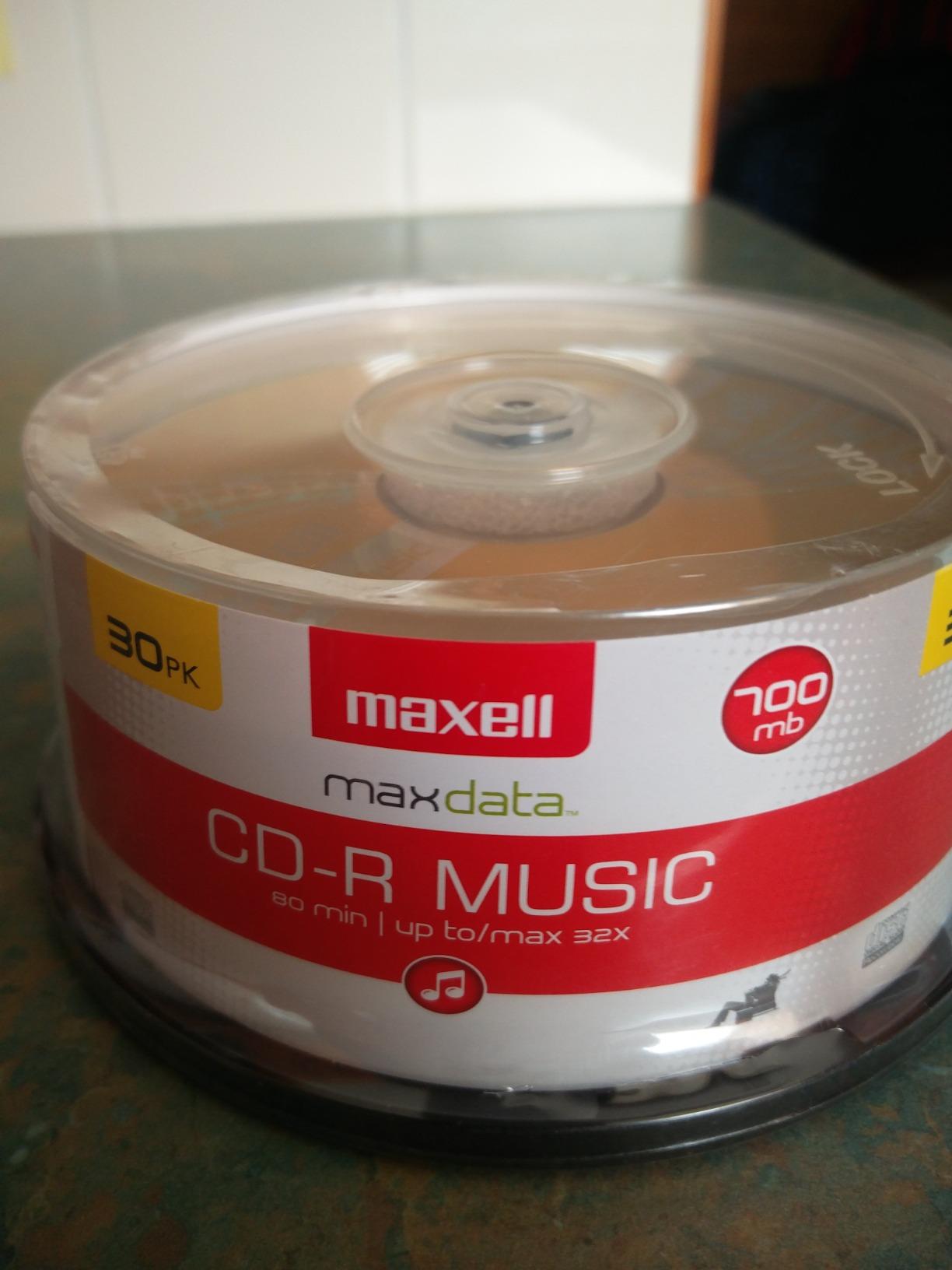 Maxell 625335 Recordable Cd (Audio Only): Blank Media: Amazon.com.au