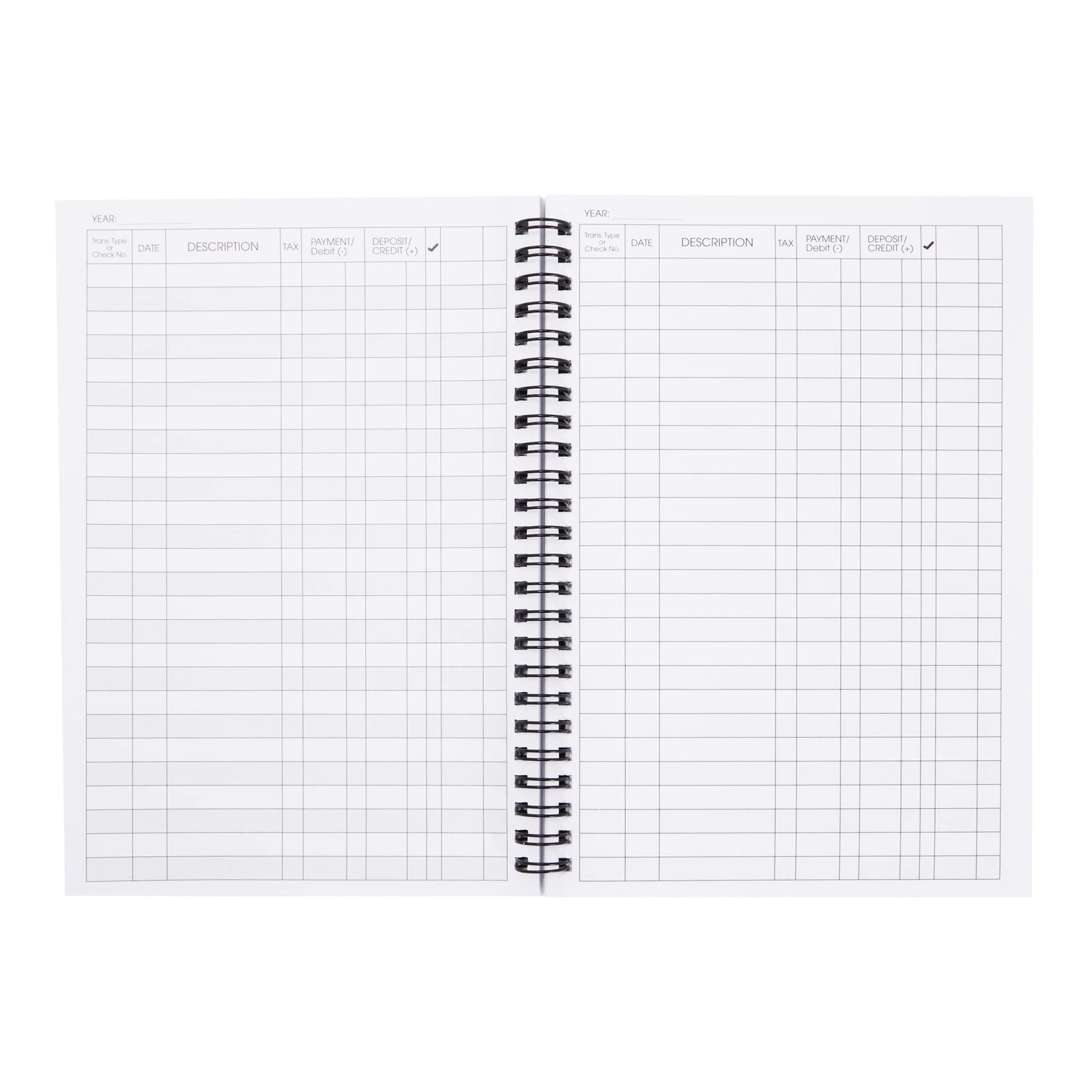 2 Pack Spending Account Tracker Notebooks, Expense Ledger Books for ...