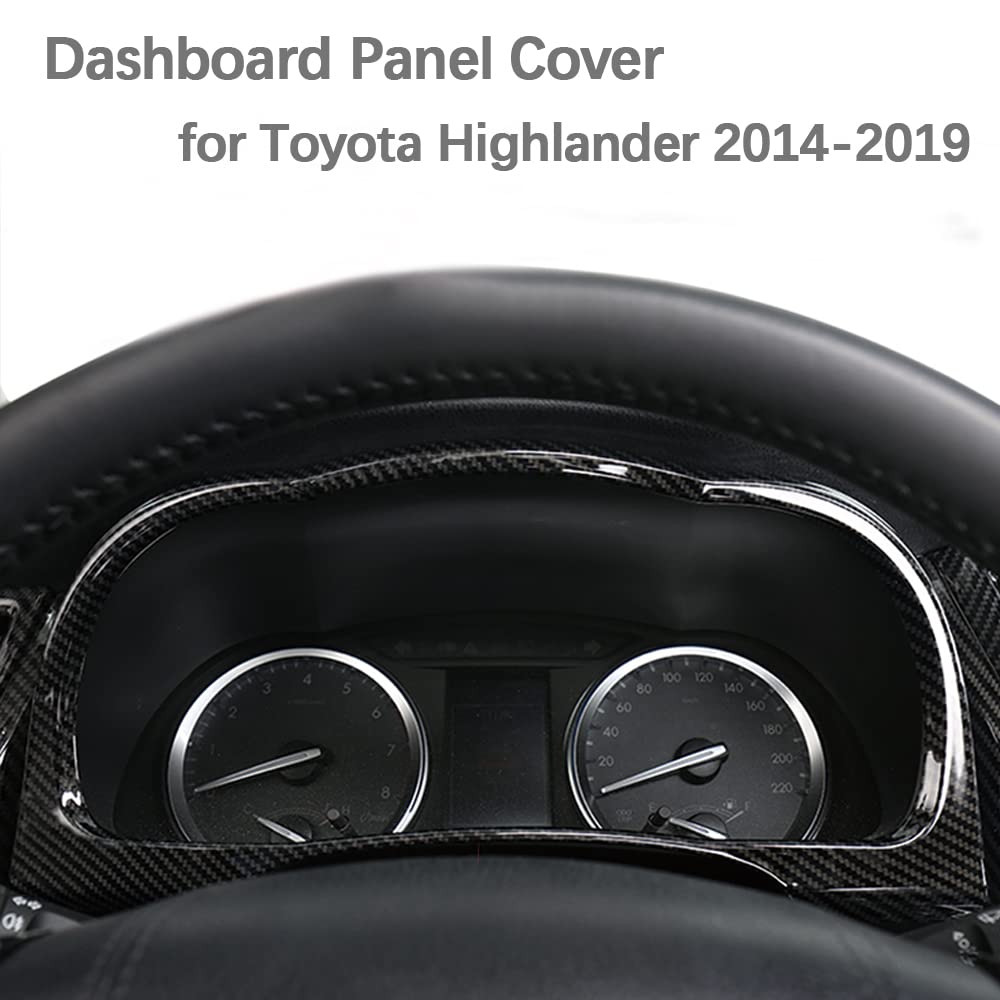 Snapklik.com : Dashboard Instrument Panel Dial Cover Trim Carbon Fiber ...