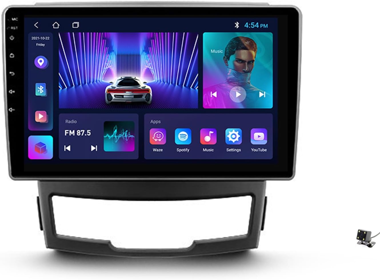 Amazon.com: Ottspu Car Radio for SsangYong Actyon 2005-2011 with ...