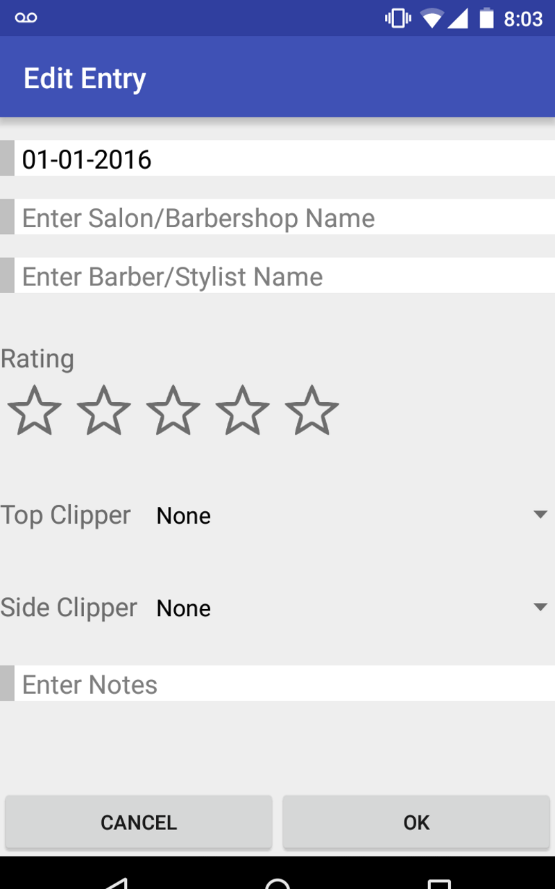 Haircut Tracker - App on Amazon Appstore