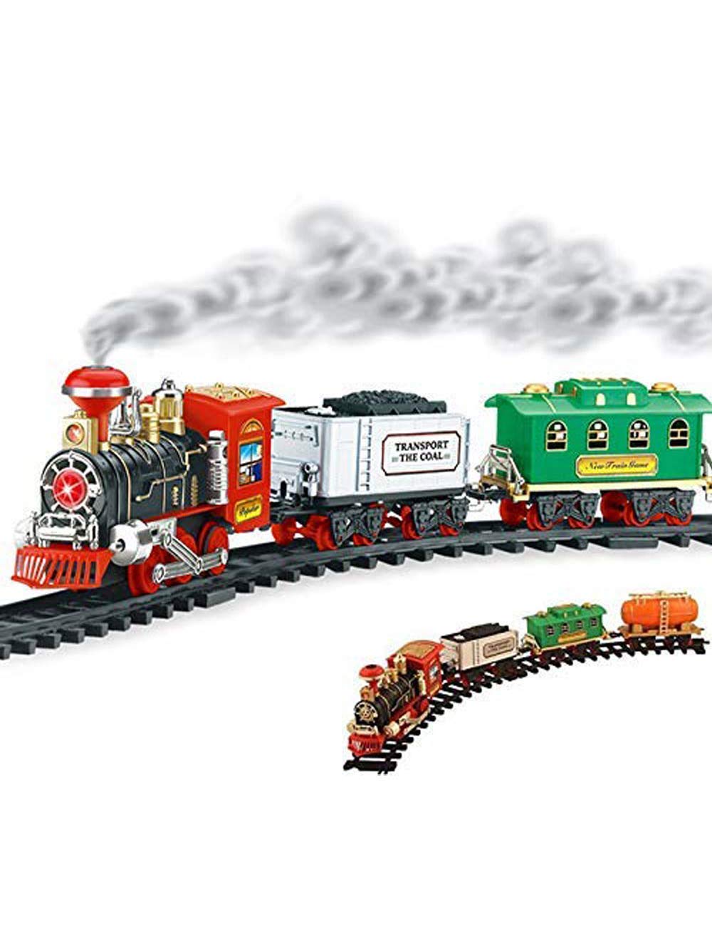 Buy Big Mart's Multicolor Choo Choo Train Operated Super Toy with Track ...