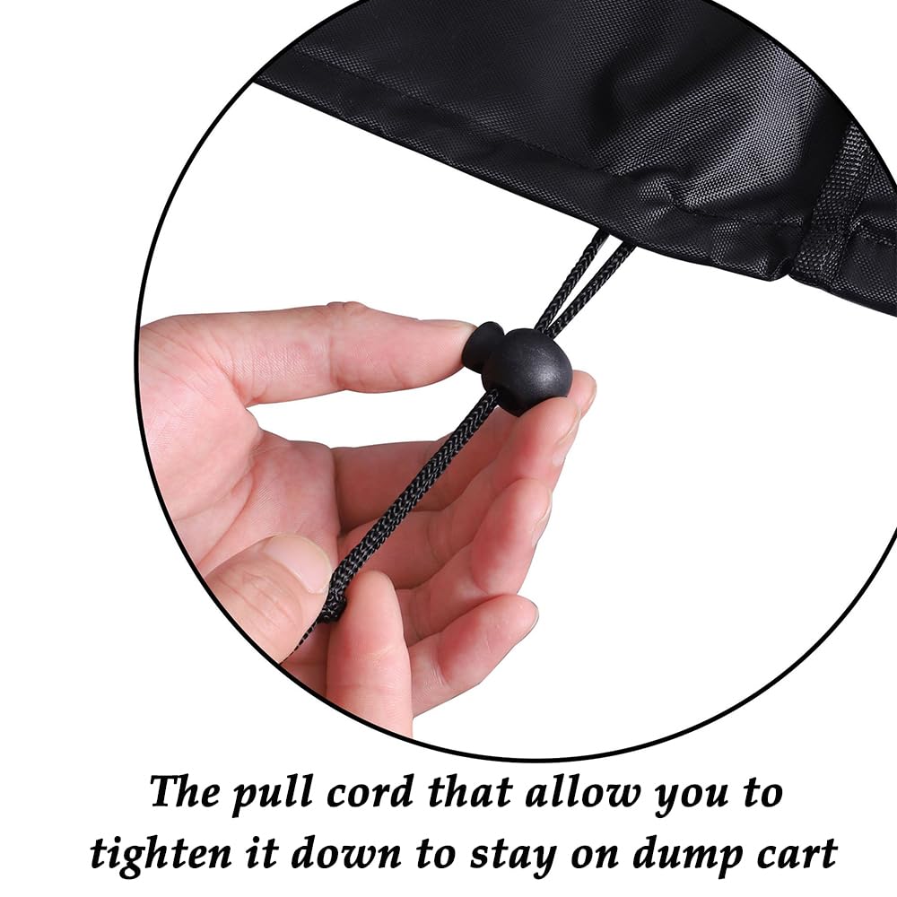 Snapklik.com : Tow Behind Dump Cart Cover Waterproof Heavy Duty Steel ...