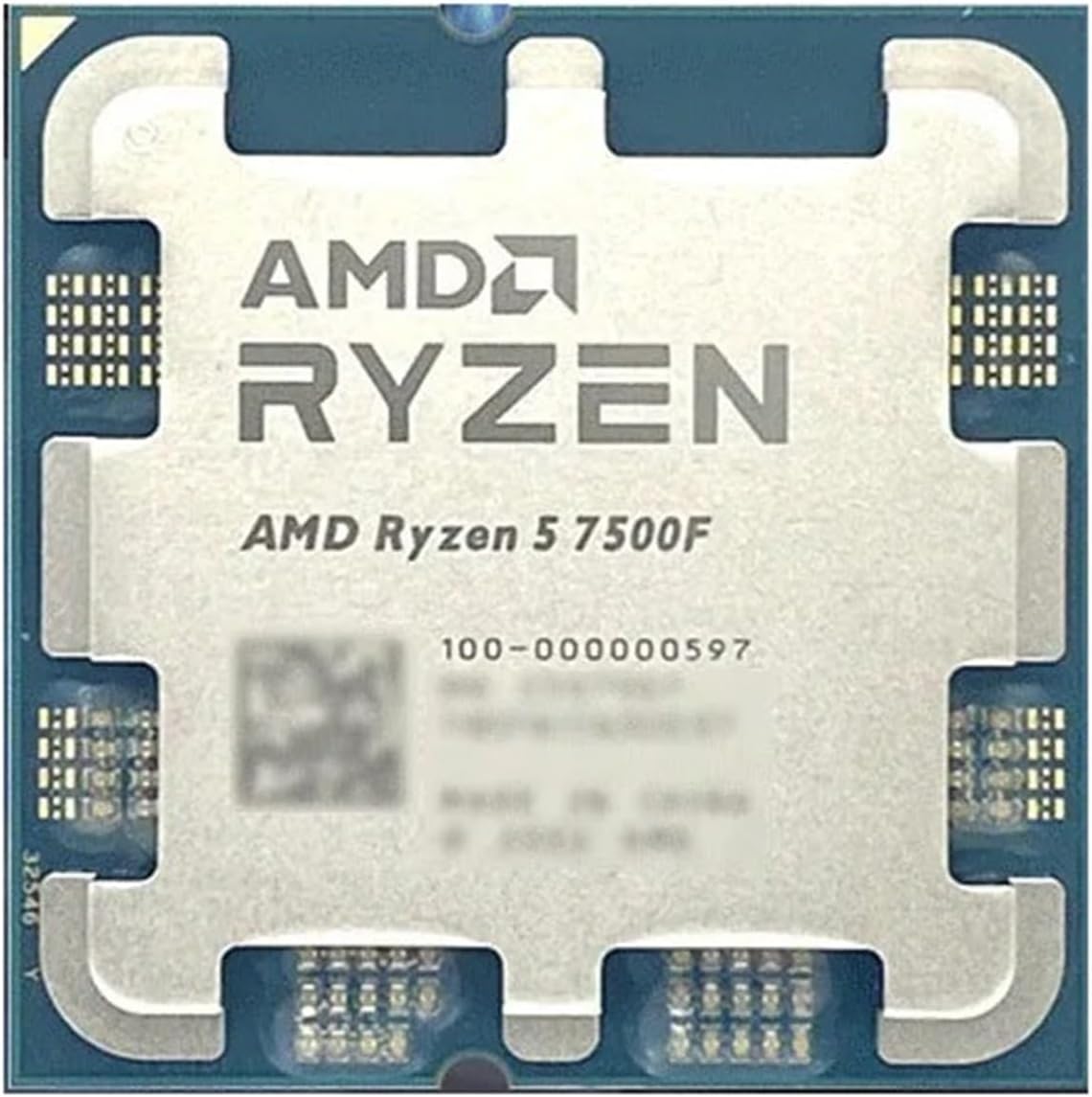 Amazon.com: AMD Ryzen 5 7500F R5 7500F 3.7GHz 6-Core 12-Thread CPU ...