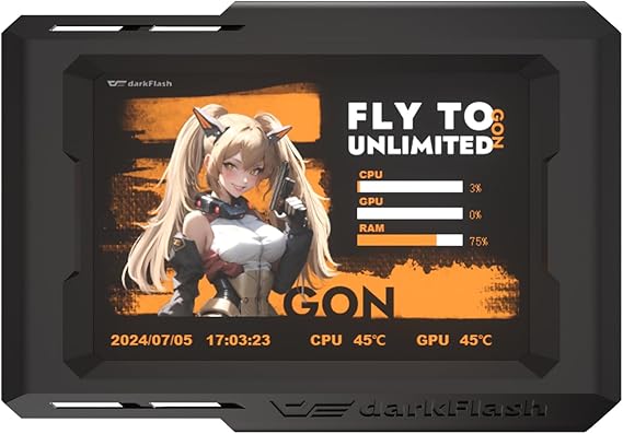 Amazon.com: darkFlash 3.5in AIO Display Screen Upgrade Kit LCD Screen ...