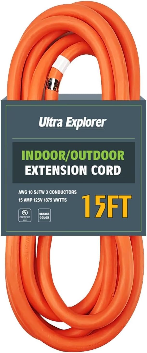 Ultra Explorer 25 Ft Outdoor Extension Cord Waterproof with Lighted ...