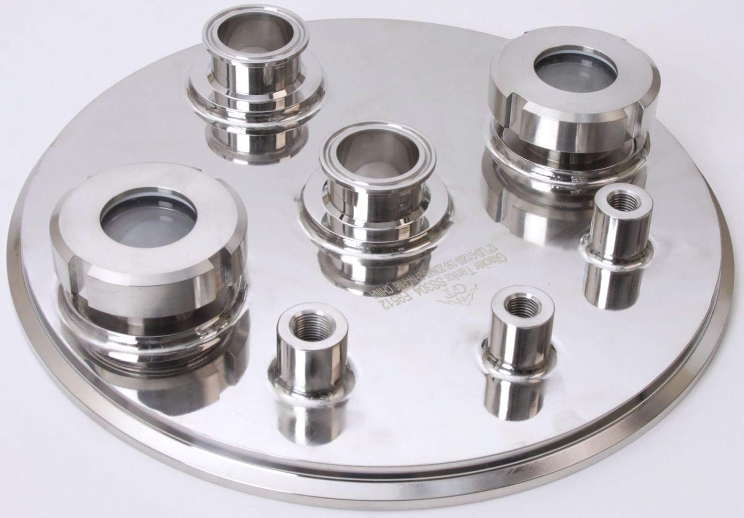 Amazon.com: High-Pressure Extraction Tank Lid | Tri Clamp 12 inch x (2 ...