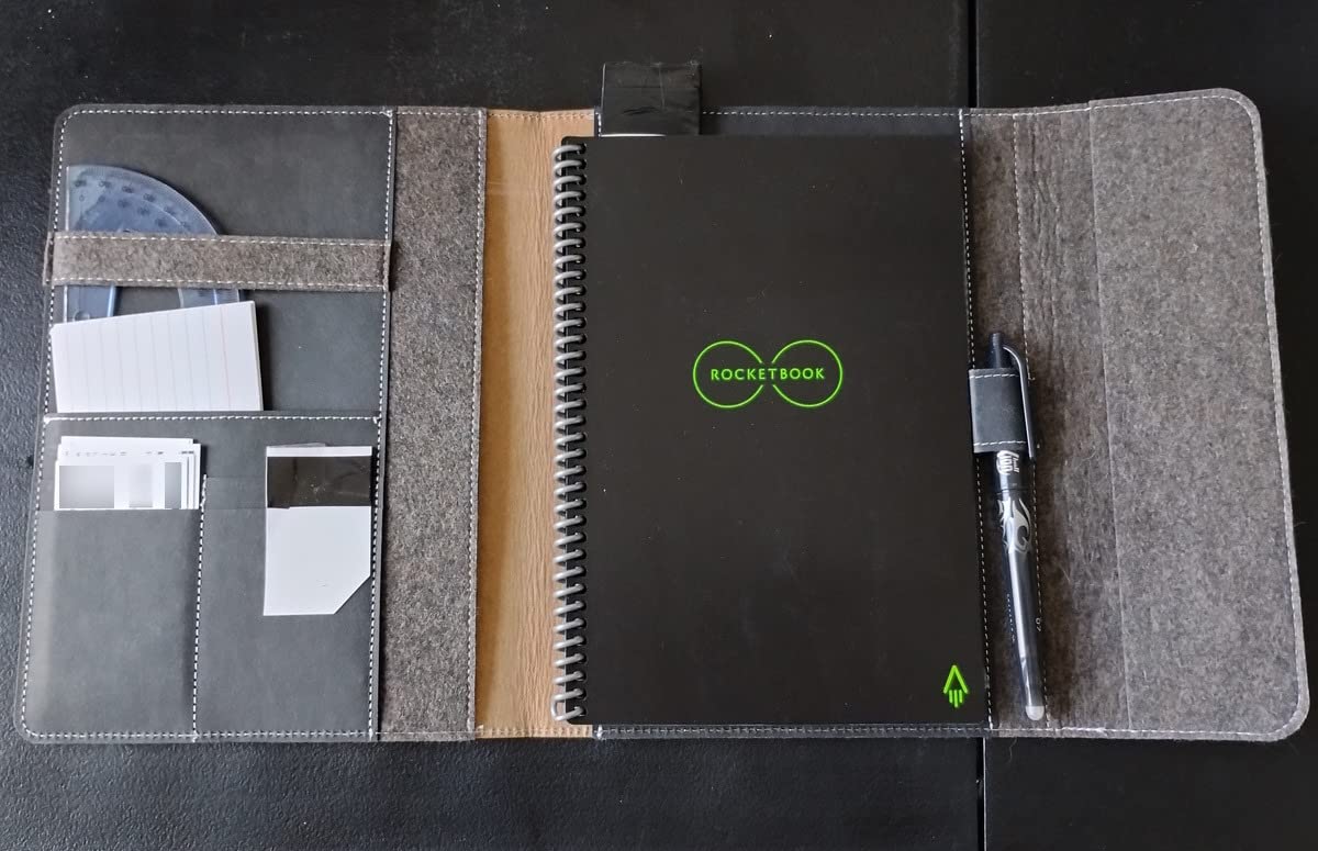 Rocketbook Smart Reusable - Dot-Grid Eco-Friendly Notebook with 1 Pilot ...