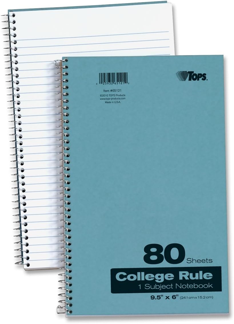 Amazon.com : Rediform Business Notebook with Cover, College Rule, 9.25 ...