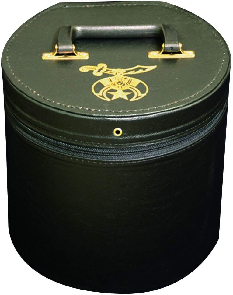 Amazon.com: Macoy Black Fez Case with Gold Shrine Emblem : Home & Kitchen