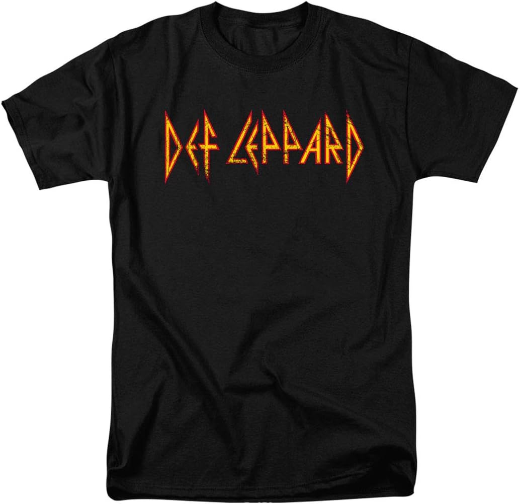 Amazon.com: Def Leppard Logo Officially Licensed T-Shirt & Stickers ...