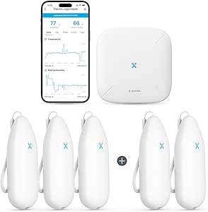 Amazon.com: X-Sense Wi-Fi Hygrometer Thermometer Indoor, Temperature ...