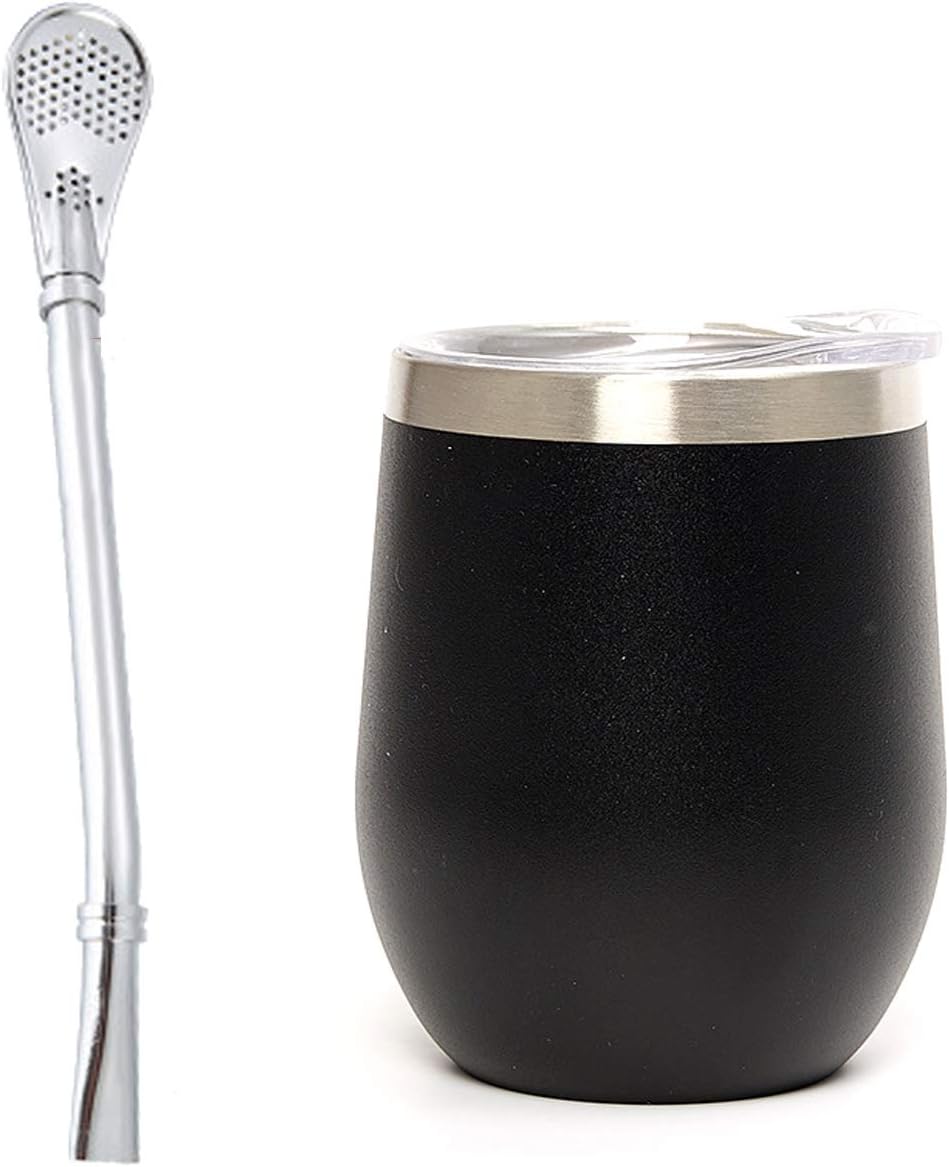 Amazon.com | Upgraded Modern Yerba Mate Gourd Cup Set - with BPA-free ...