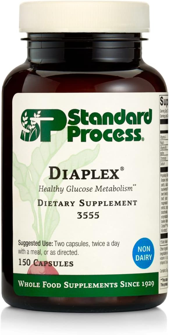 Amazon.com: Standard Process Inc. Diaplex - Whole Food Bowel, Pancreas ...