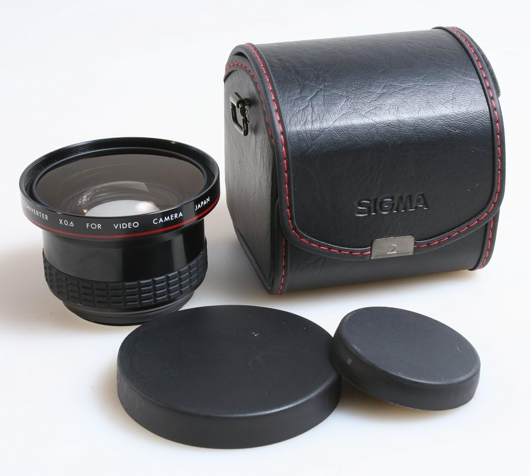 Amazon.com : SIGMA WIDE CONVERTER X0.6 Camera Lens with CASE, Front ...