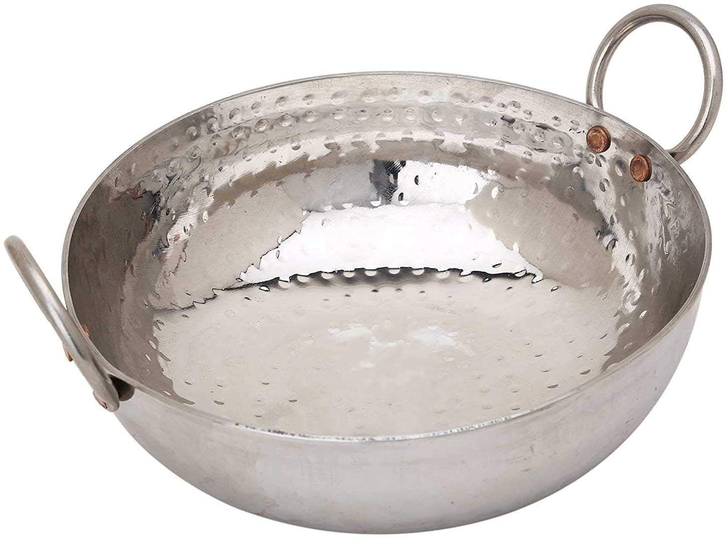 Buy Shri Hari Art Villa 100% Stainless Steel Classic KADHAI with Steel ...