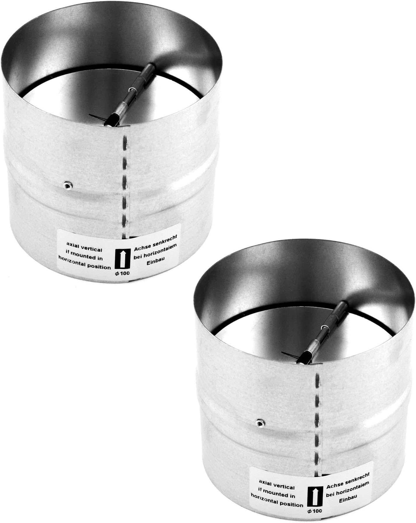 Butterfly Backdraft Damper (4 Inch) (BD 4) - Ducting Components ...