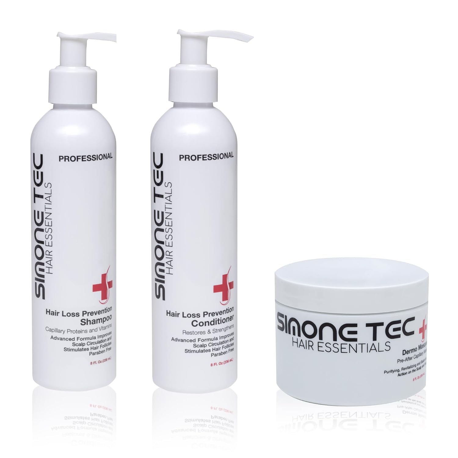 Amazon.com : Simone Tec Hair Essentials Hair Loss Prevention Shampoo ...
