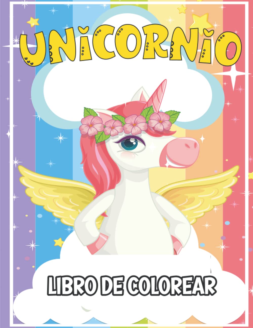 Unicornio Libro De Colorear Divertidas Paginas Para Colorear Con Unicornio | Desertcart EGYPT