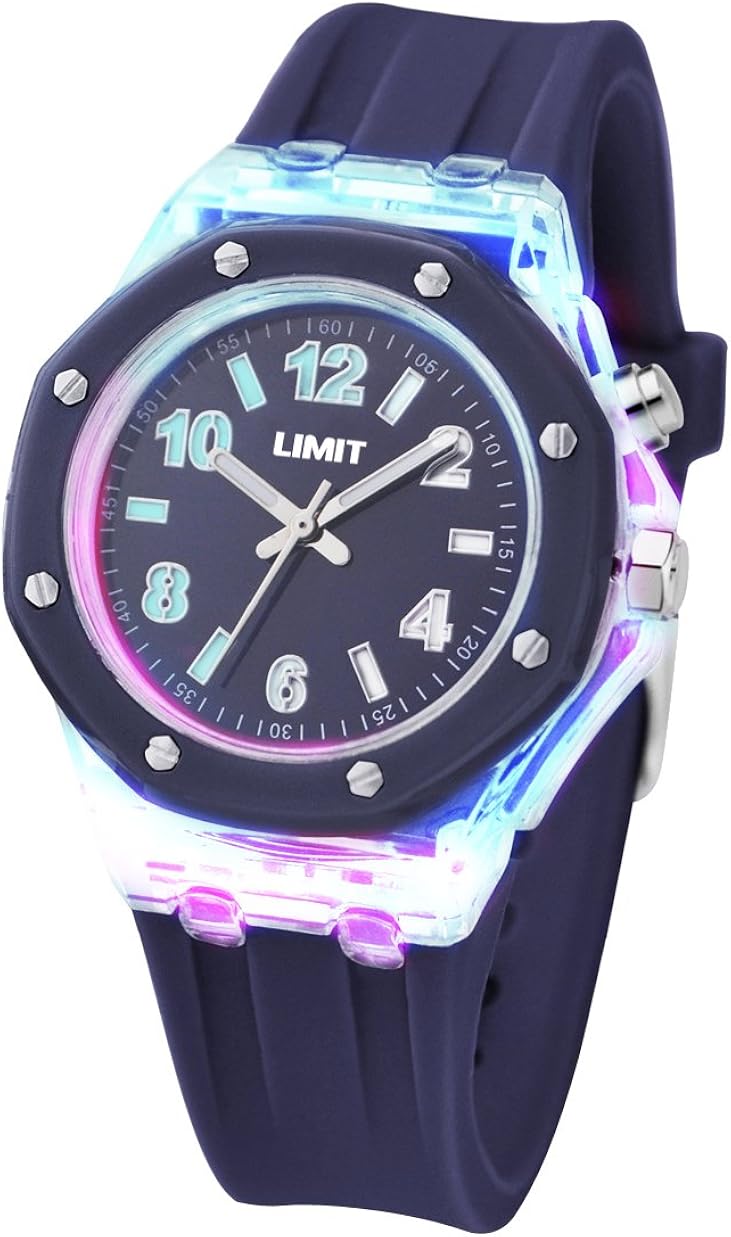 Limit Strobe by Limit Unisex Quartz Watch with Blue Dial Analogue ...