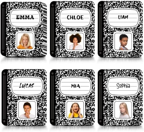 Amazon.com: Fuutreo 48 Pcs Composition Books Cutouts Accents Back to ...