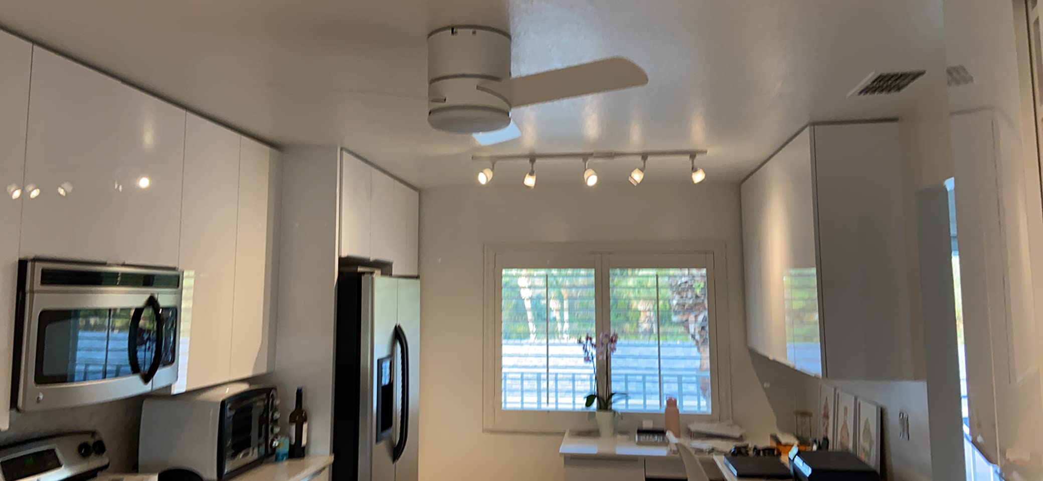 Amazon.com: Hunter Fan 44 inch White Low Profile Indoor Ceiling Fan ...