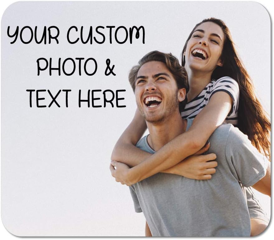 Amazon.com: Personalized Mouse Pad Add Pictures,Text,Logo Make Your Own ...