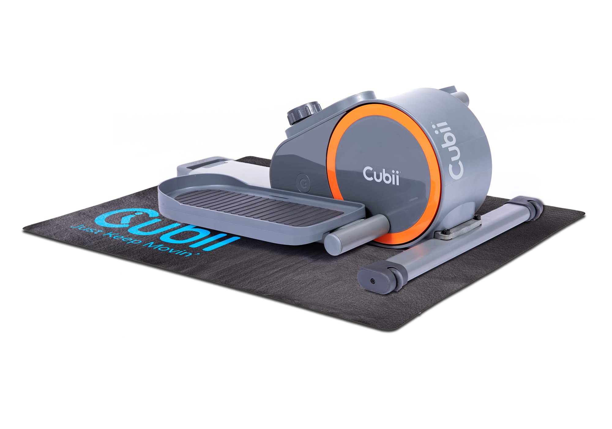 Cubii GO Under Desk Elliptical and Mat Bundle, Bike Pedal Exerciser for ...