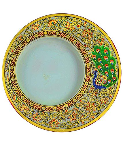 RM Marble Round Decorative Meenakari Pattern Photo Frame, Beautiful ...