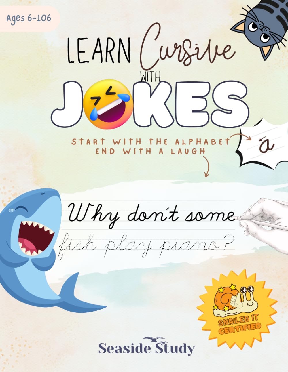 Amazon.com: Learn Cursive With Jokes: A Fun Alphabet and Word Tracing ...
