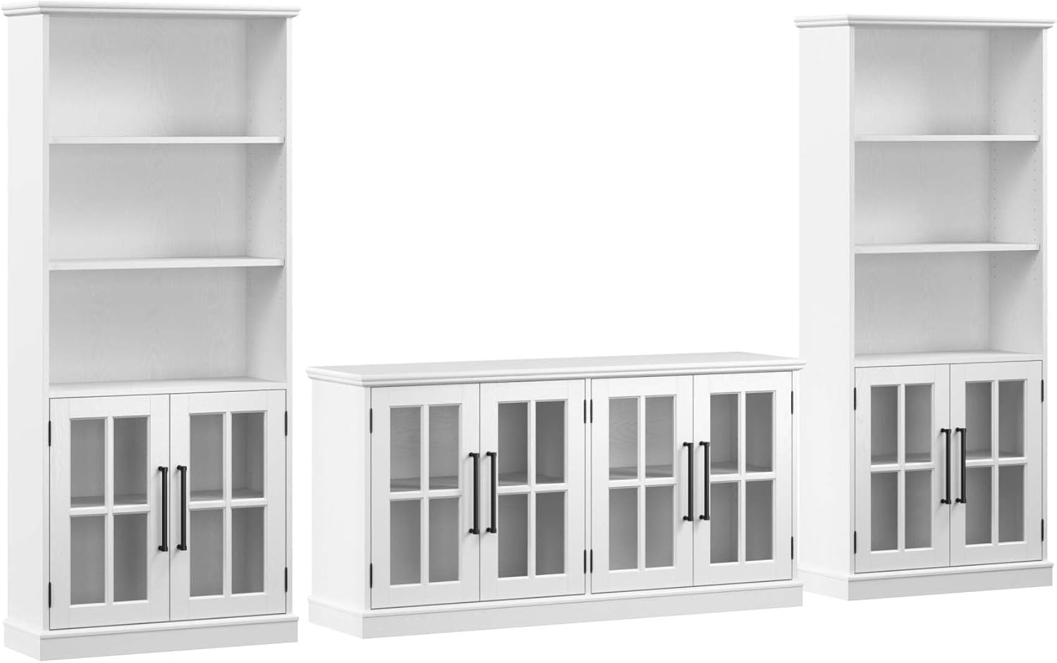 Amazon.com: Bush Furniture Westbrook 60W TV Stand for 75 Inch TV and ...