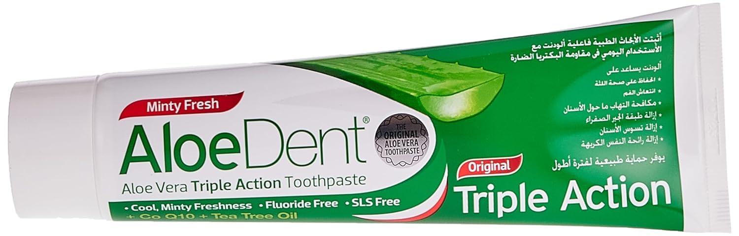 Aloe Dent TRIPLE ACTION VERA TOOTHPASTE 100ML : Buy Online at Best ...