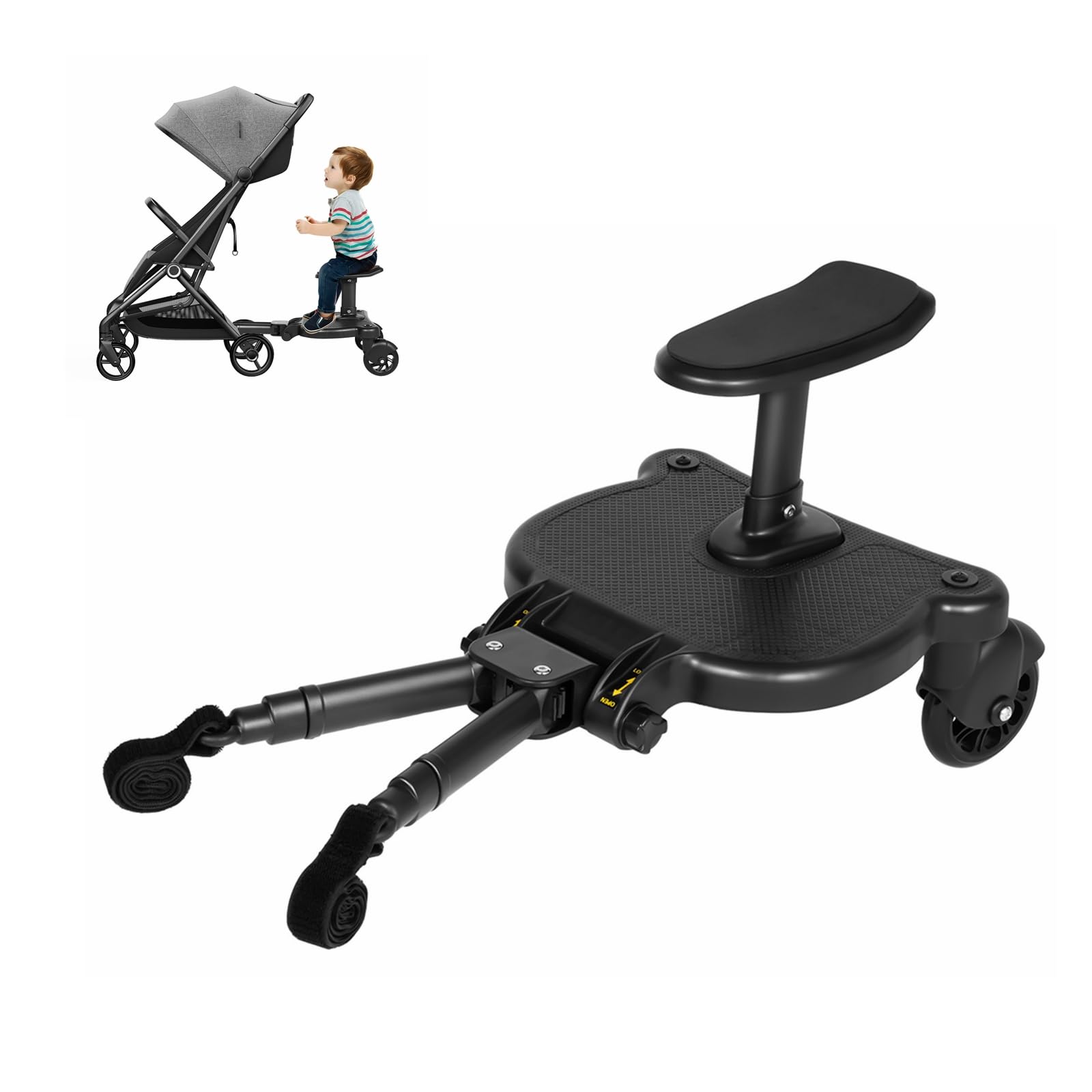 Amazon.com : Universal Stroller Board, w/Detachable Seat, Max Weight 55 ...