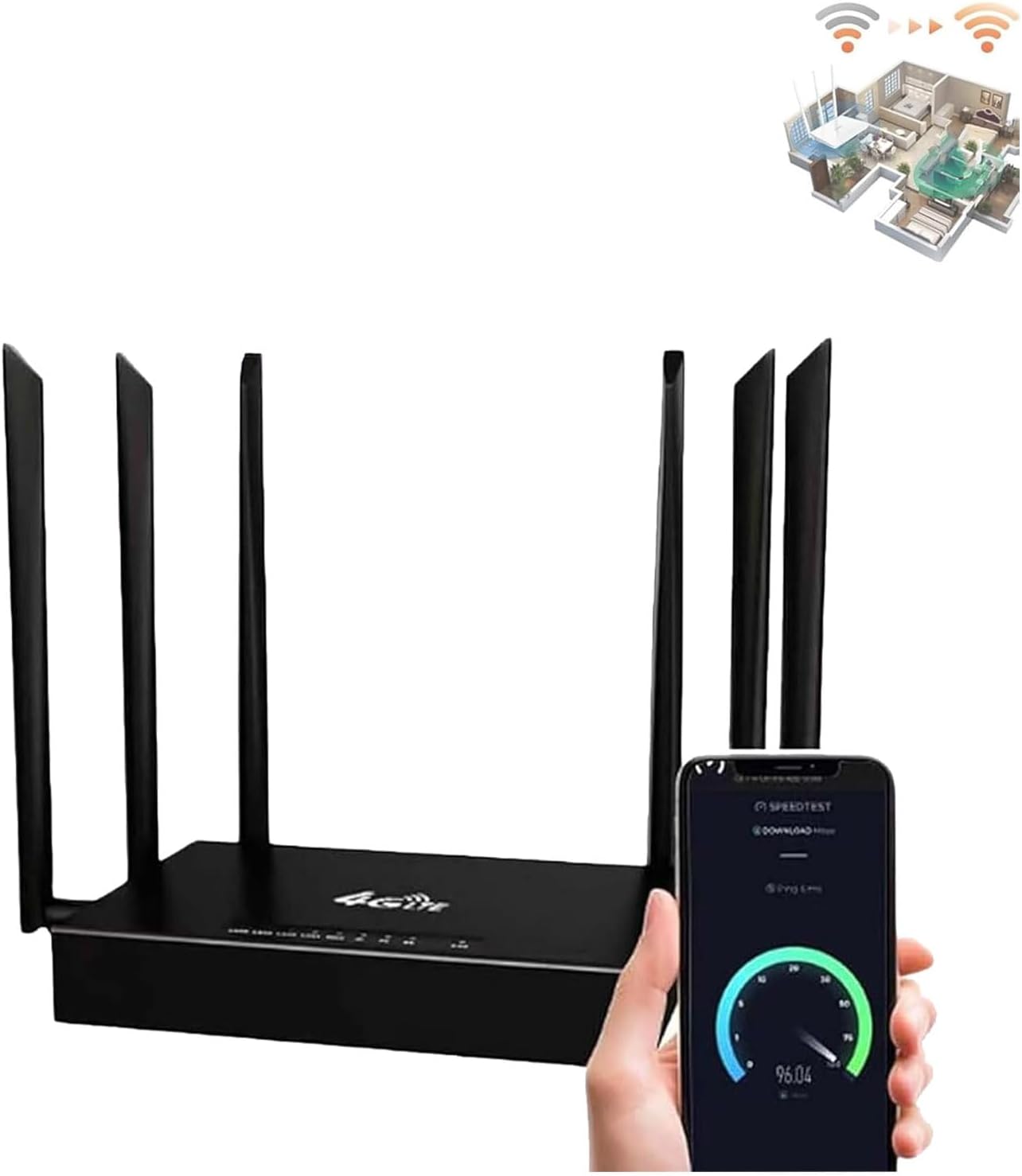 GIONAR Ultra Link Free Wifi Router Unlimited Satellite Internet, High ...