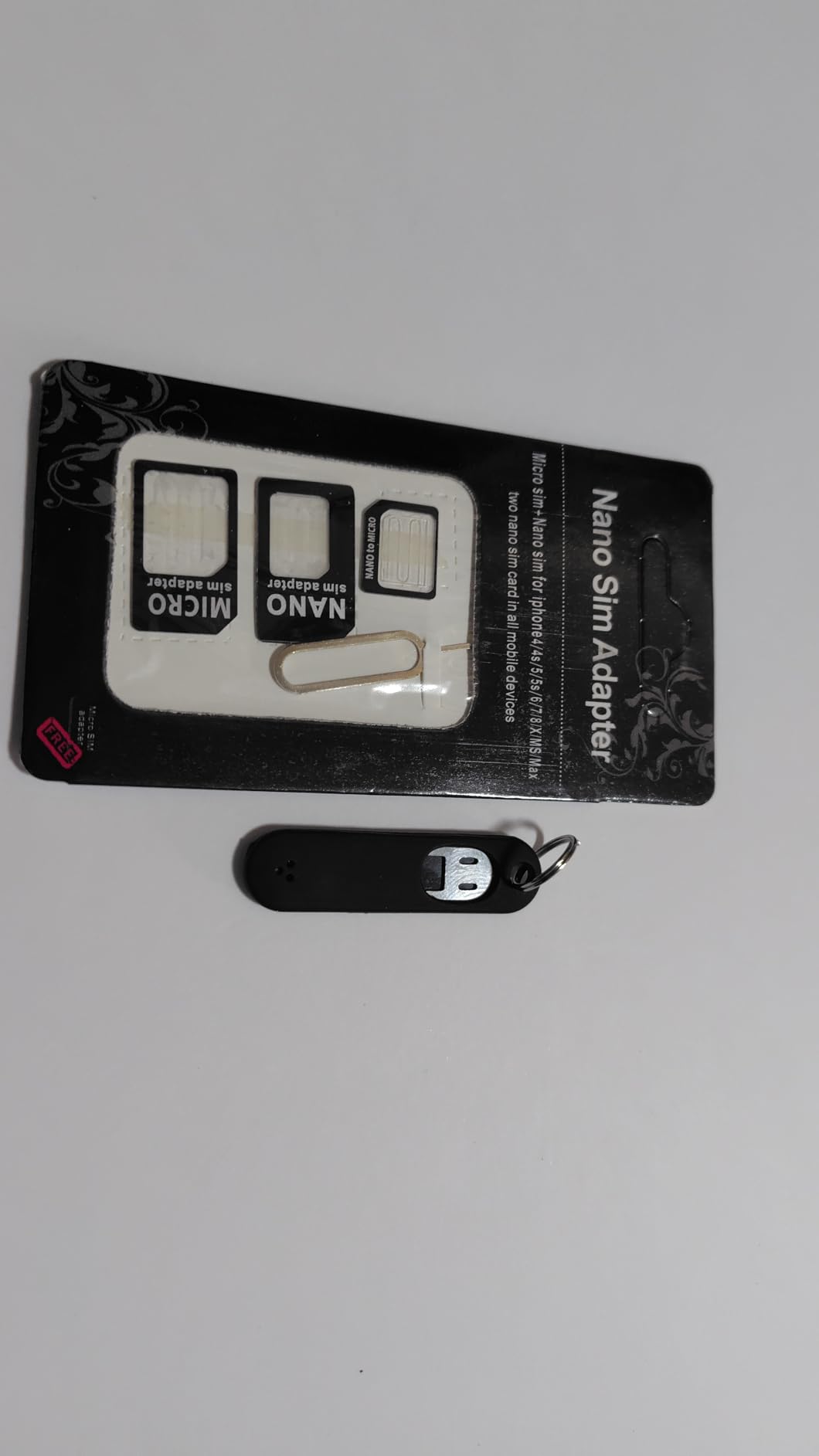 Amazon | SIMアダプタ SIMカード ピン 2個セット SIMピンケース＆SIMカードアダプター SIMカード 軽量コンパクト 多 ...