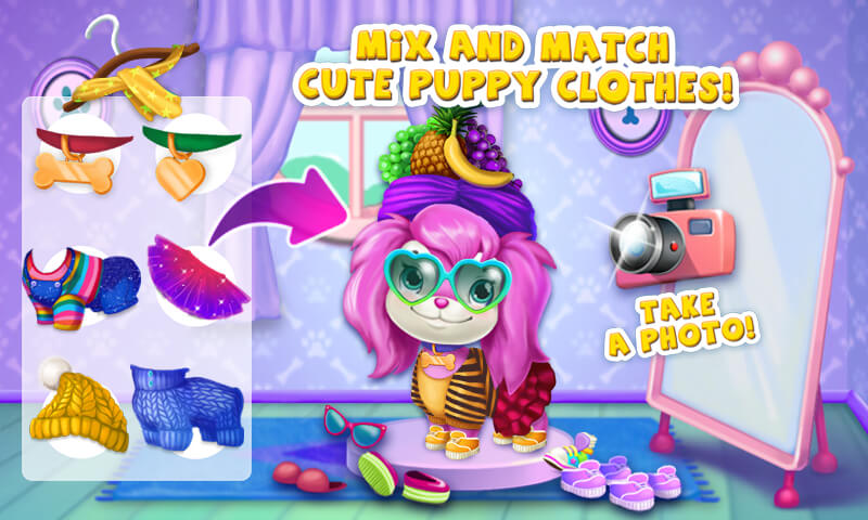 Aplicación Pink Dog Mimi - My Virtual Pet Puppy Care & Games en Amazon ...
