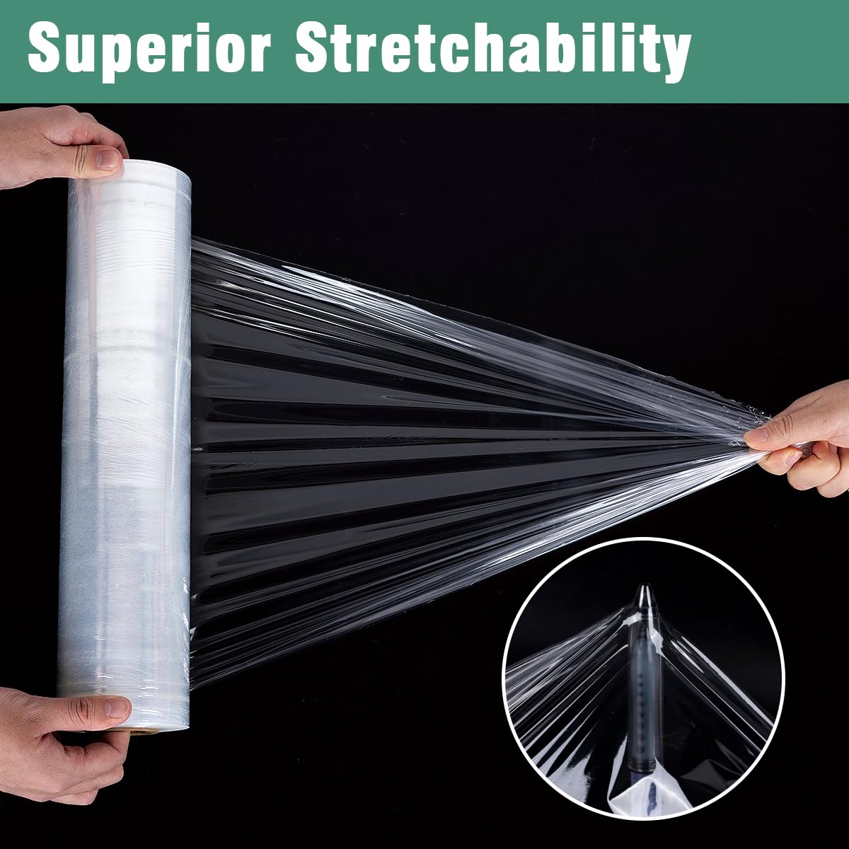 Snapklik.com : Shink Wrap Roll 15in X 1000Ft Heavy Duty Plastic Wrap ...