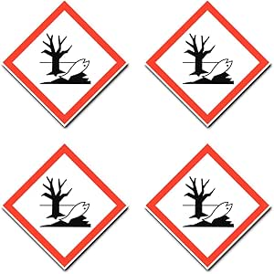 Hazardous to the Environment - UN/GHS Hazard Pictogram - Stickers: 15 ...