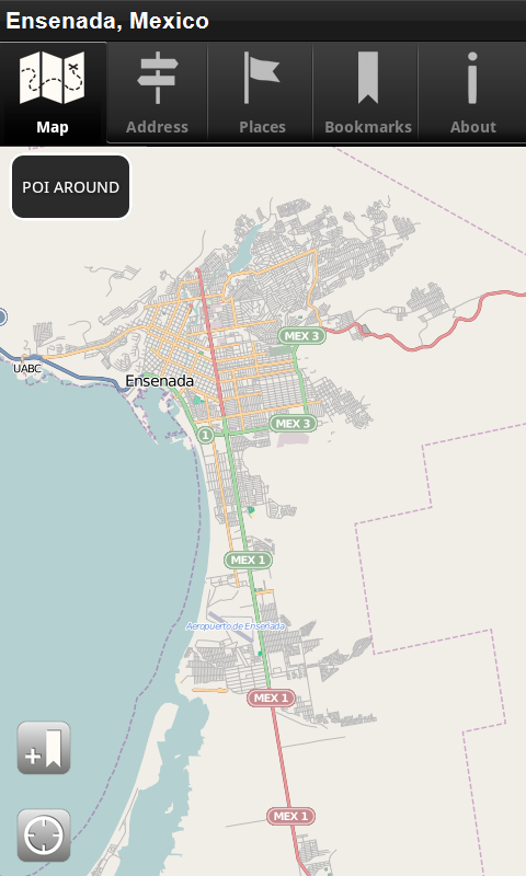 Offline Map Ensenada, Mexico - CNM - App on Amazon Appstore