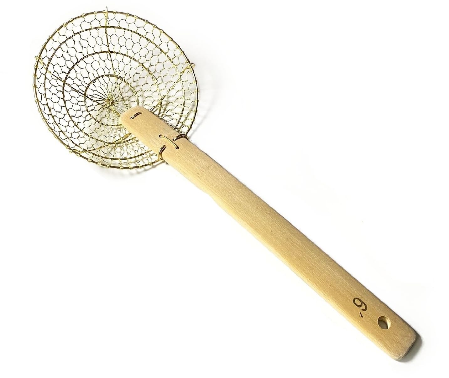 Snapklik.com : Sunrise Kitchen Supply 6" Round Brass Spider Strainer