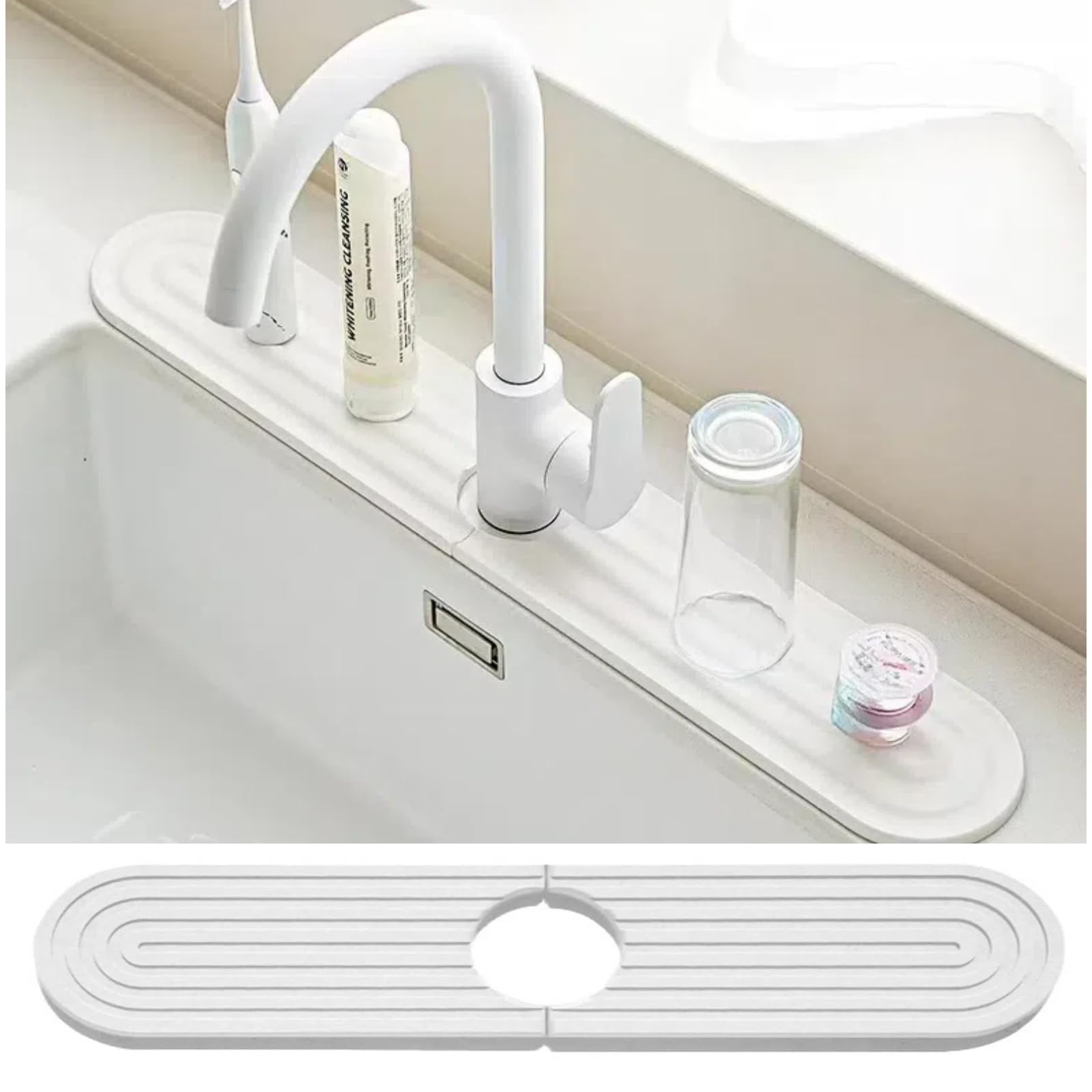 Amazon.com: Bnrkmeb Faucet Mat for Kitchen Sink,Stone Drying Mat for ...