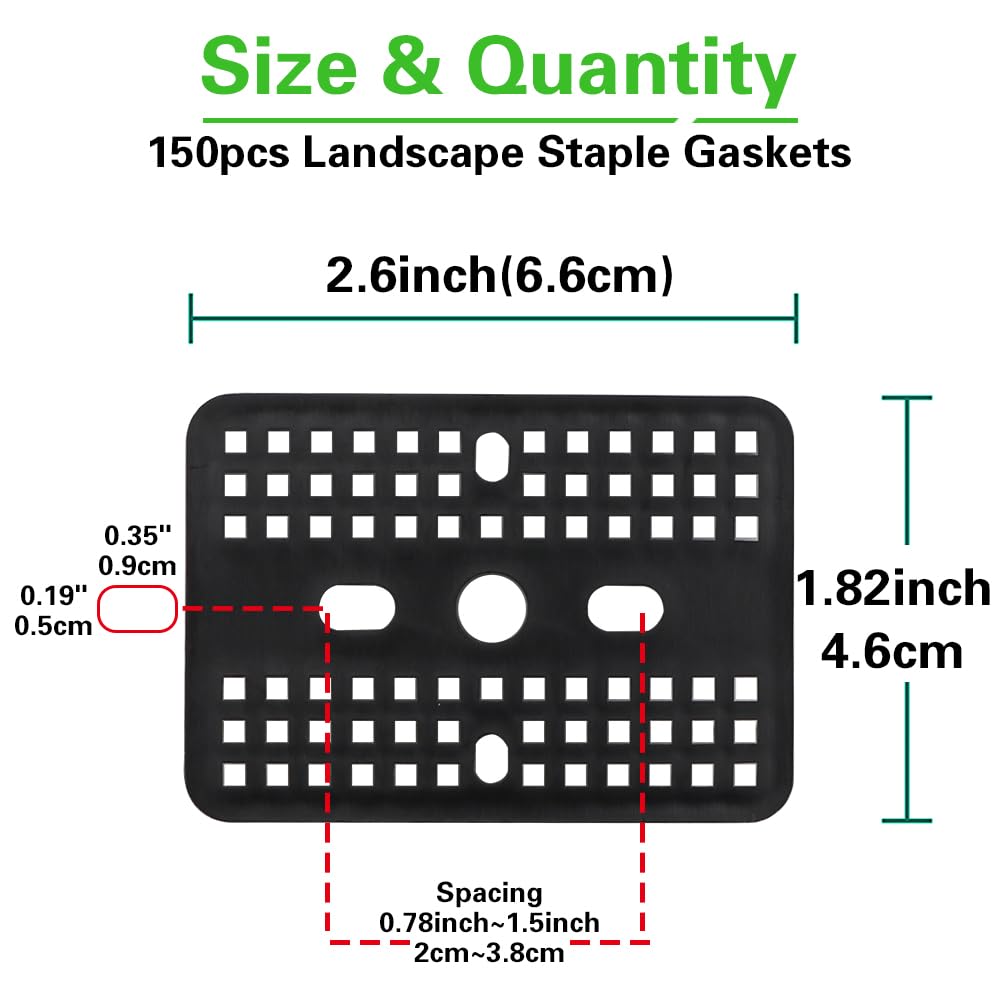 Snapklik.com : Bakulyor 150Pcs Landscape Staple Gaskets, Garden Stakes ...
