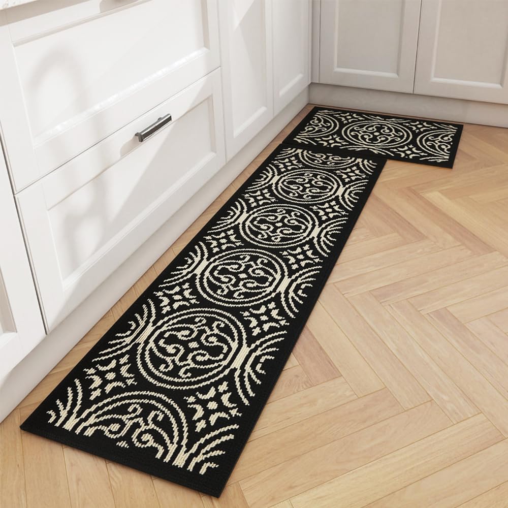 Amazon.com: GIB Kitchen Mats for Floor Set of 2, 17.7"x28"+17.7"x59 ...