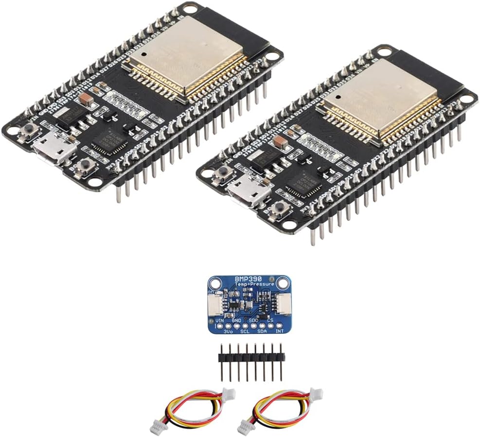 Amazon.com: ESP32-WROOM-32 ESP32 Development Board + BMP390 Precision ...