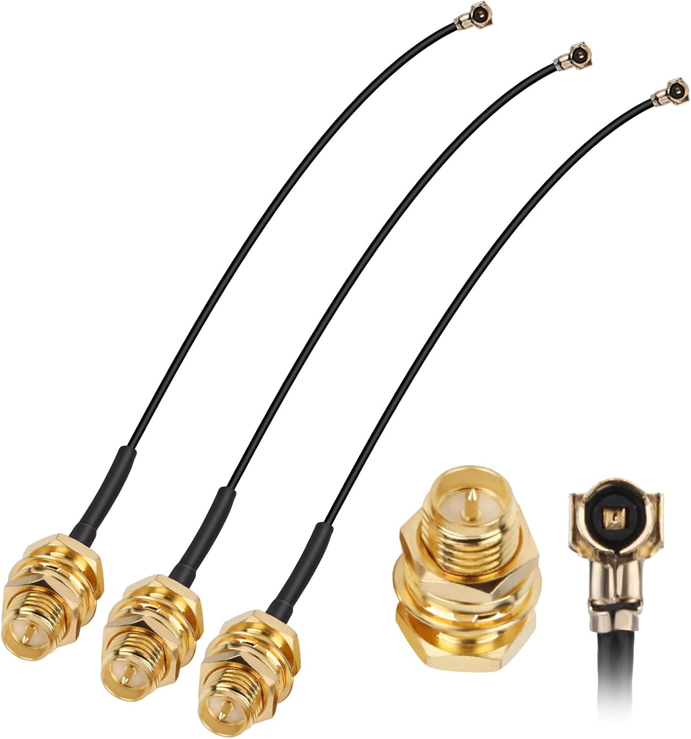 Amazon.com: BLTIATLE 0.81mm WiFi Antenna Extension Cable 12inch 3 Pack U.FL IPX IPEX MHF4 to RP ...