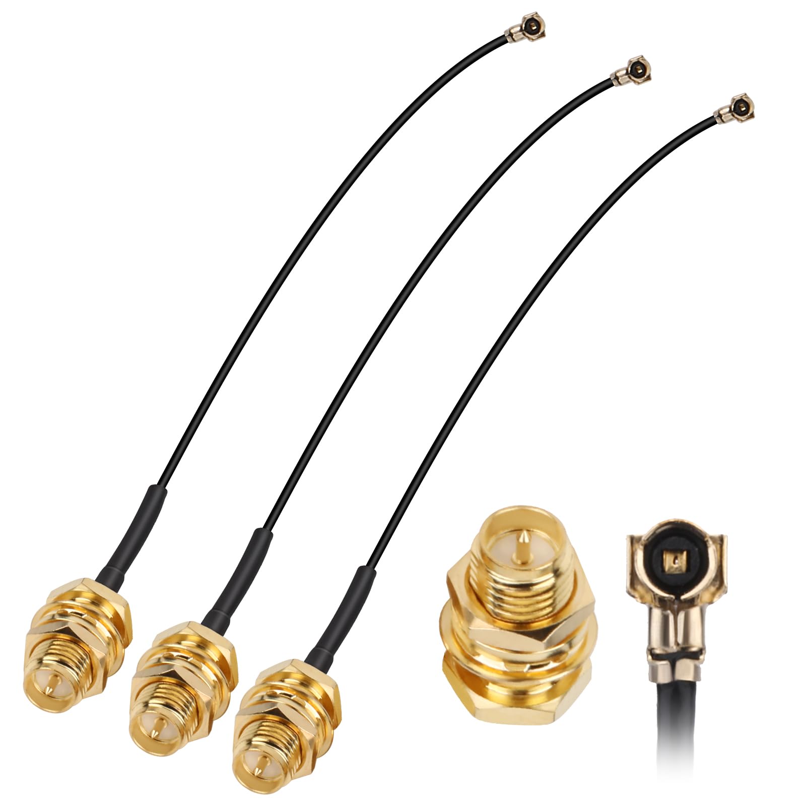 Amazon.com: BLTIATLE 0.81mm WiFi Antenna Extension Cable 12inch 3 Pack ...