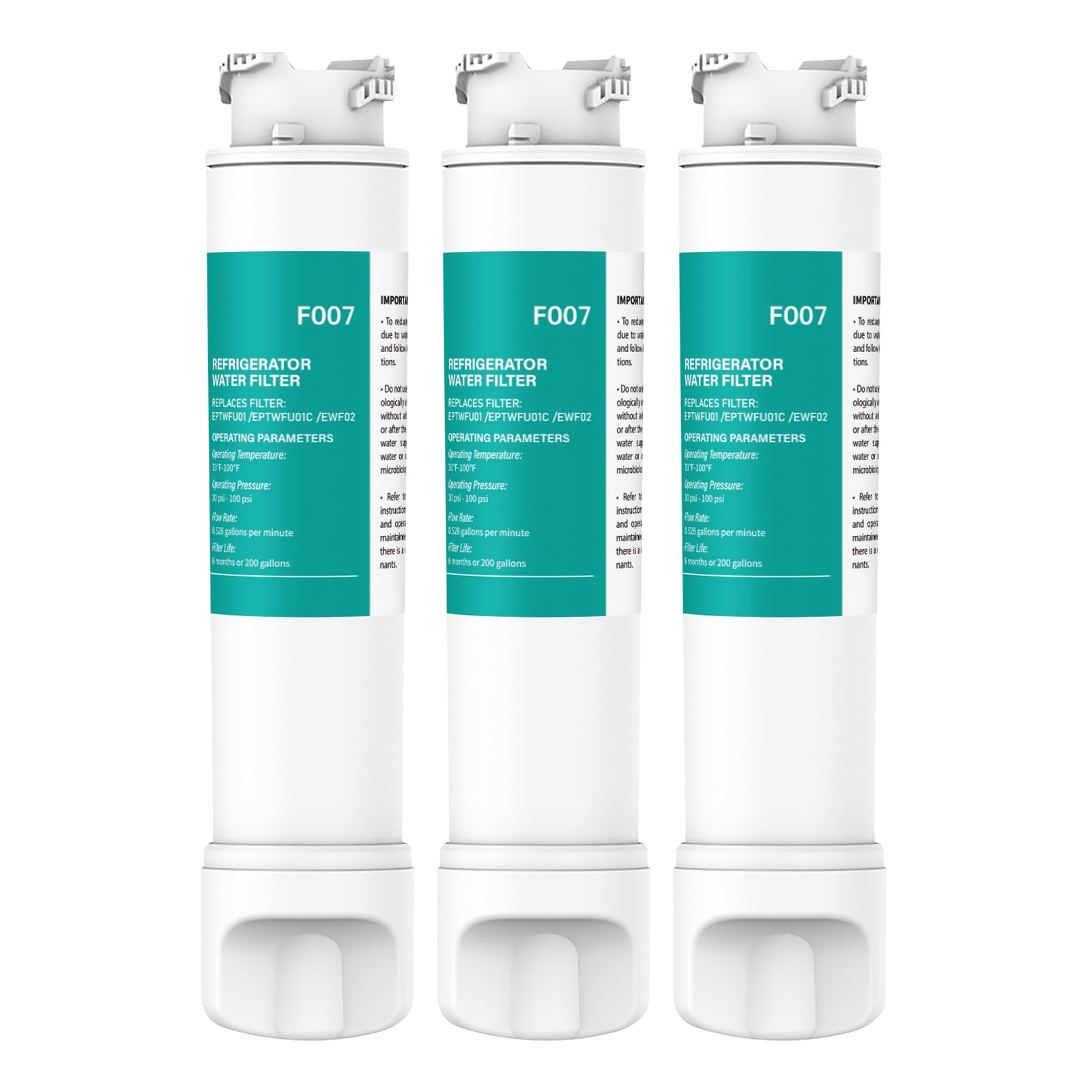 Amazon.com: F007 Replacement for Frigidaire EPTWFU01, EWF02, Pure Source Ultra II, 012505454226 ...