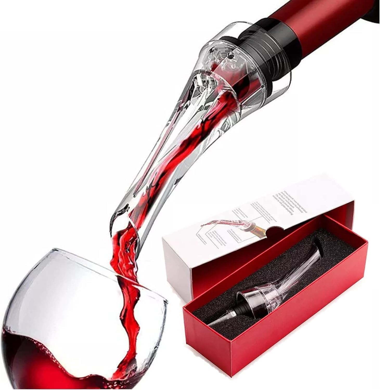 ChicAbode Wine Pourer Aerator, Wine Aerator Pourer Spout, Wine Decanter ...